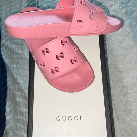 Gucci | Shoes | Gucci Pink Slides | Poshmark
